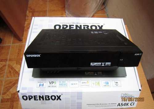 Ресивер спутниковый OpenBox AS4K CI отл.сост.полн