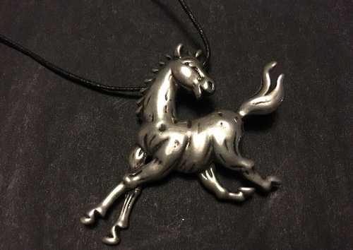 Saint Laurent брошь кулон серебро 925