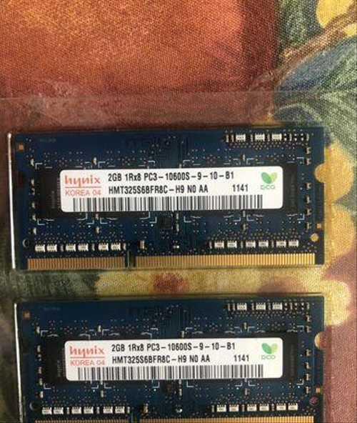 Оперативная память Hynix HMT325S6BFR8C-H9 2+2Gb