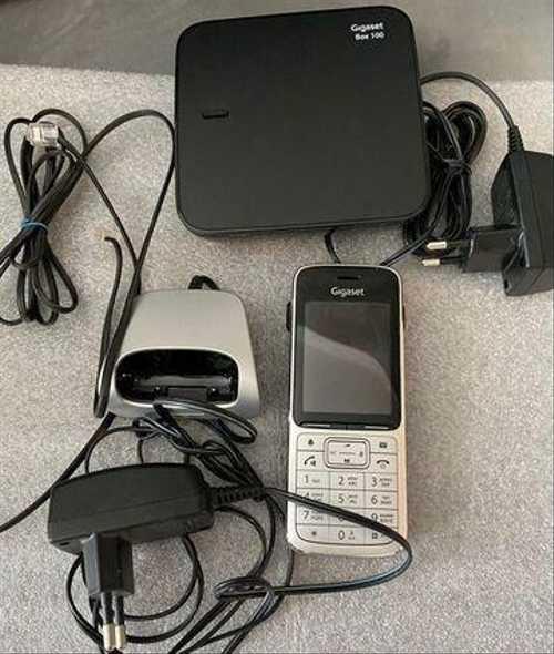 Стационарный телефон Gigaset SL450 черный