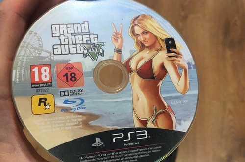 Диск gta5 ps3