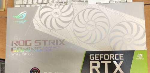 Видеокарта Asus PCI-E 4.0 ROG-strix-RTX3090-O24G-W