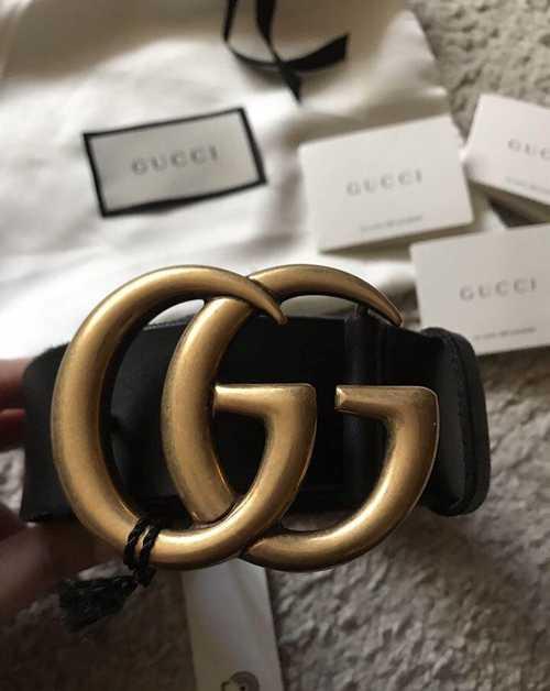 Ремень Gucci GG оригинал 85 см
