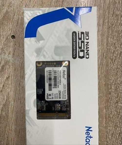 Новый SSD msata диск 256Гб