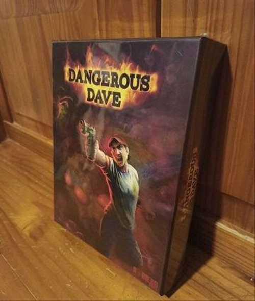 Dangerous Dave Retail Box с автографом Ромеро