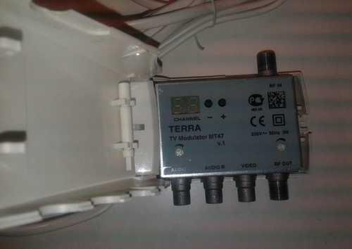 Тв модулятор terra tv modulator mt47