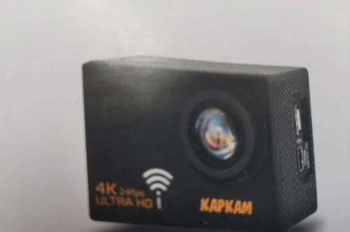 Видеорегистратор каркам 4к, 2 в одном (+экшн-камер