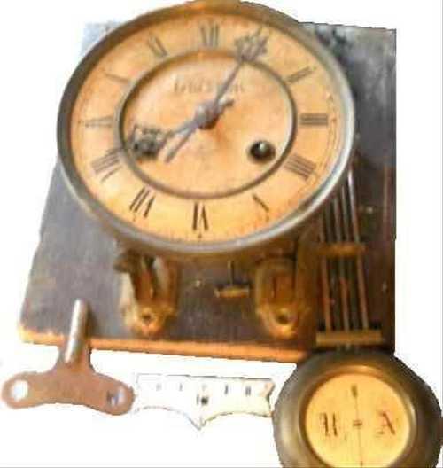 Часы старинные настенные Le Roi a Paris Junghans