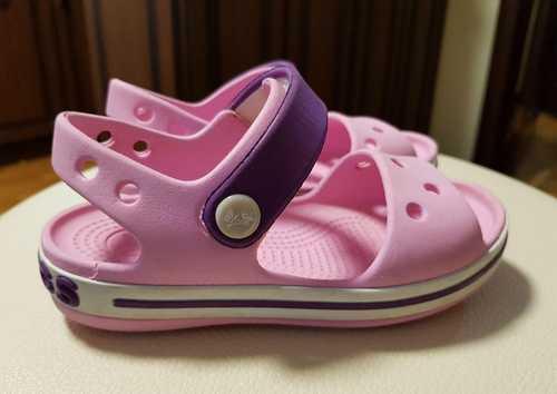 Сандалии Crocs на девочку 25-26