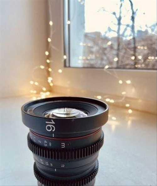 Объектив Meike 16mm T2.2 Cinema Lens MFT Mount