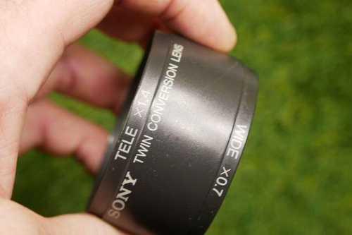 Ширик+теле 0,7x-1,4x sony twin conversion lens 58м