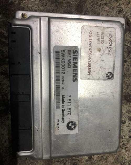 Блок управления DME MS43 M54 BMW E36 E39 E46 E53