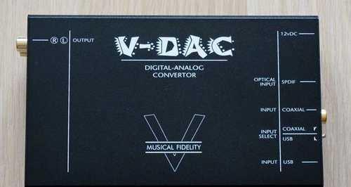 Внешний цап Musical Fidelity V-DAC