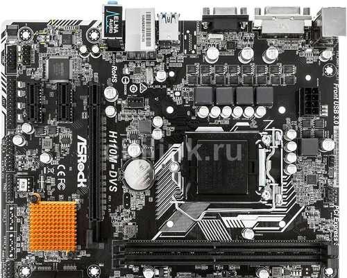Материнская плата asrock H110M-DVS R2.0, LGA 1151