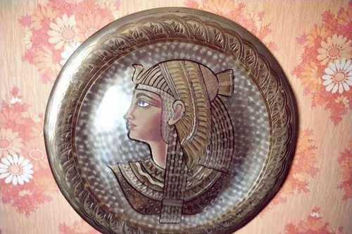 Тарелка настенная в египетском стиле. Югославия