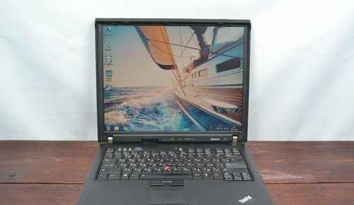 15" Ноутбук Lenovo ThinkPad R61 /Core 2 Duo/4/SSD