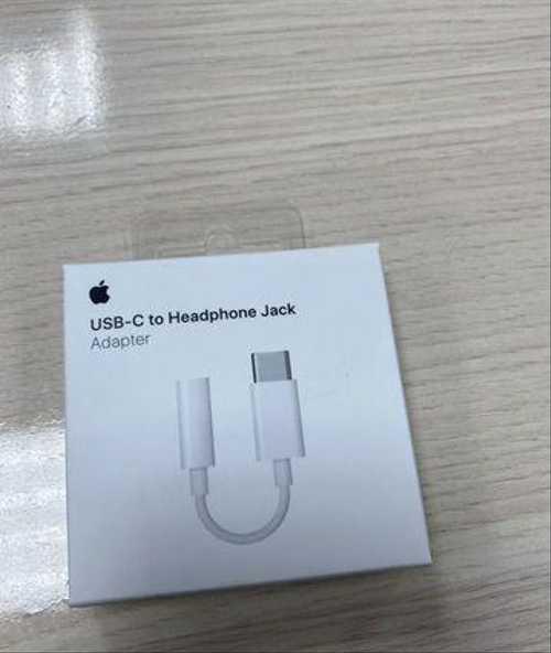 Переходник Apple USB-C Adapter 3.5 tupe C