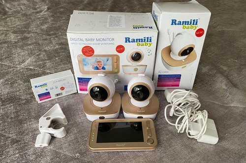 Видеоняня Ramili Baby RV1300X2 + подарок крепление