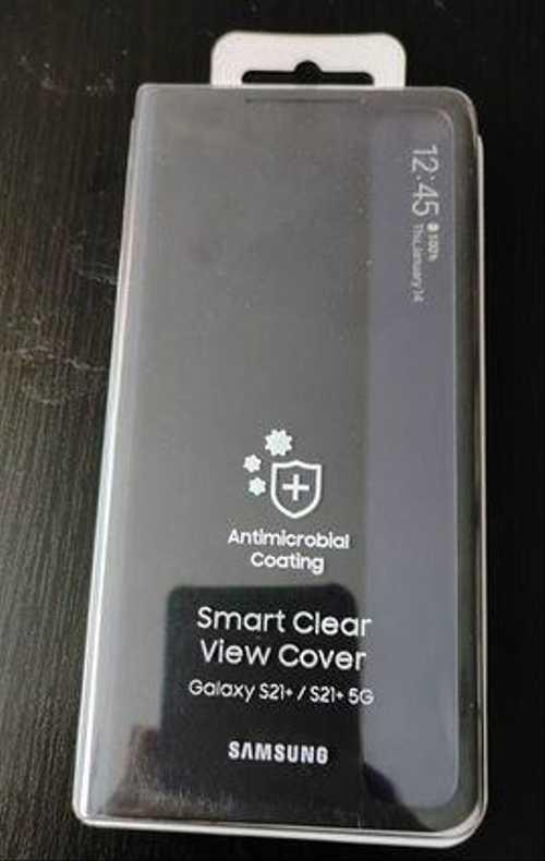 Чехол-книжка Smart Clear View Cover S21+ Black