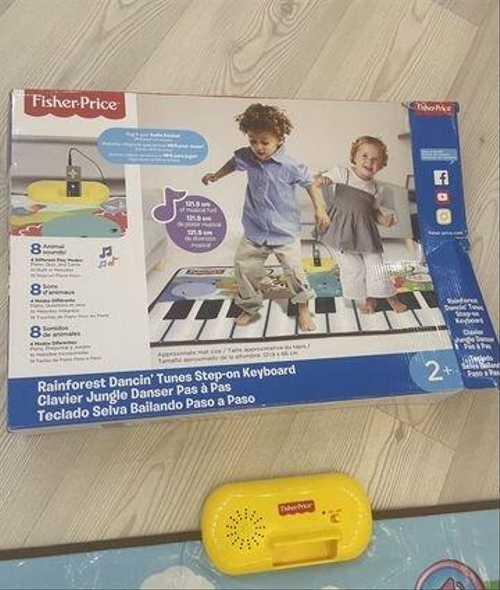 Fisher price пианино напольное