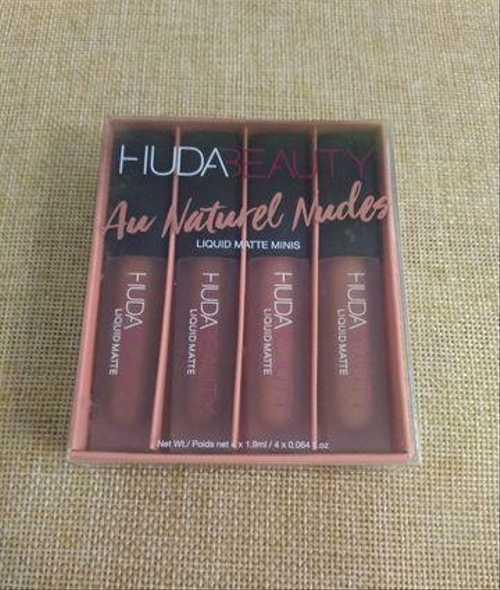 Набор мини-помад Huda Beauty Au Naturel Nudes