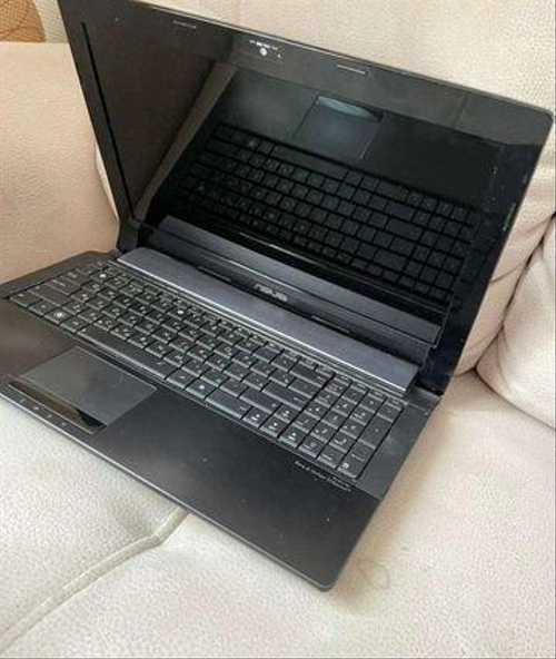 Металлический ноутбук asus N53, 8gb озу, GeForce 6