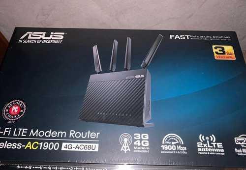 Wi-Fi роутер asus 4G-AC68U(новый)