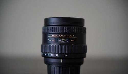 Tokina AT-X 10-17mm DX Nikon Fish-eye