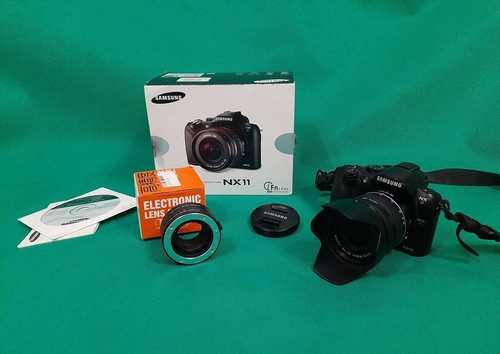 Беззеркальная камера Samsung NX11 Kit 18-55+macro