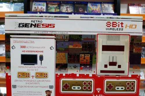 Dendy Retro Genesis 8 bit HD Wireless + 300 игр