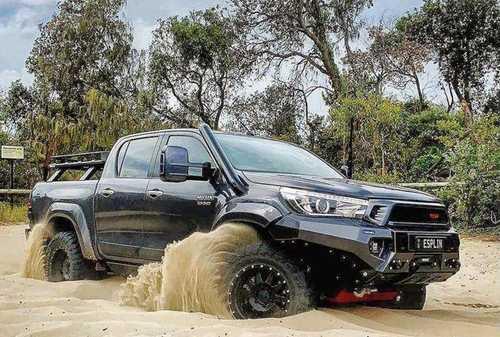 Алюминиевый бампер Rival для Hilux Revo 2015+