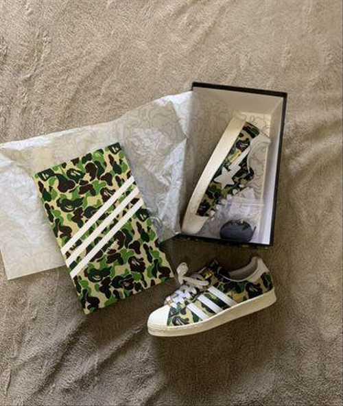 Adidas originals x bape superstar 80s 8us