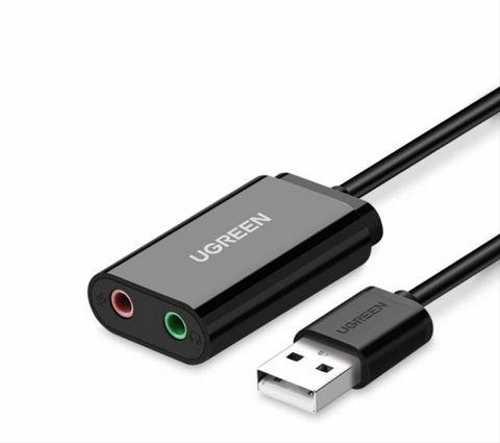 Ugreen звуковая карта usb