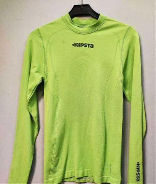 Салатовый лонгслив kipsta