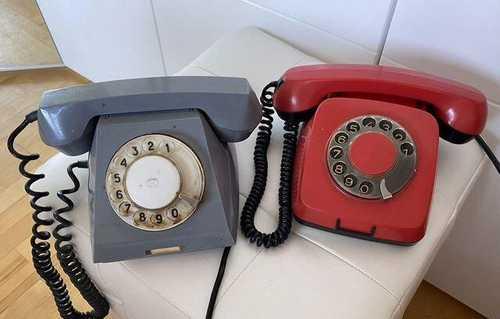 Телефон дисковый СССР стационарный домашний