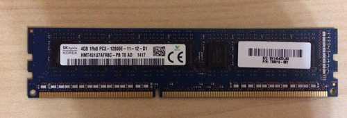 Оперативная память Hynix 4GB DDR3 ECC Unbuffered