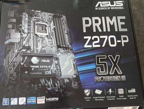 Материнская плата в сборе asus prime z270-p