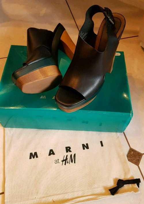Босоножки Marni, браслеты и сумка в подарок