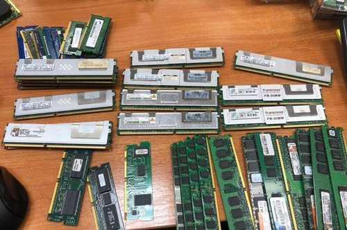 Оперативная память 1GB 2GB 8GB dimm sodimm