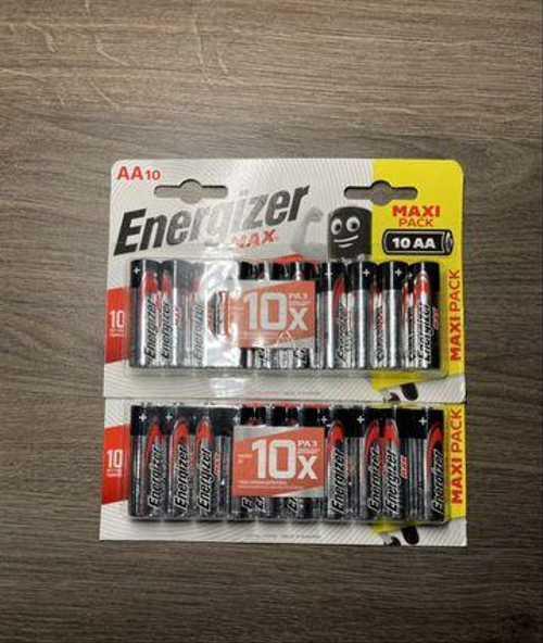 Батарейки Energizer Max, тип AA, 1,5V, 10шт