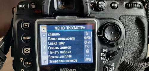 Зеркальный фотоаппарат Nikon D200 (body)