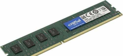 Оперативная память RAM Crucial 4GB DDR3 1600MHz