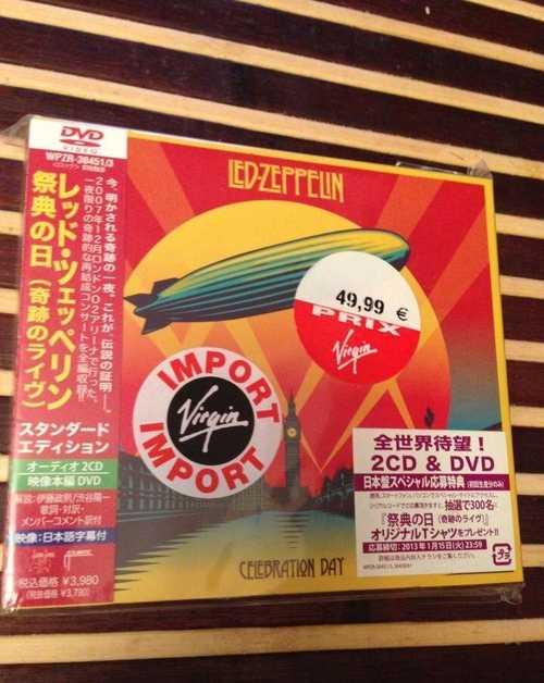 Led Zeppelin. Celebration Day 2 CD + DVD