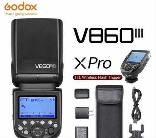 Godox v860III + XPro C/N/S/F в наличии