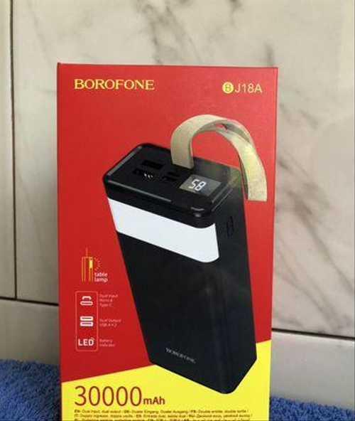 Power bank Borofone 30000 mAh (аккумулятор)