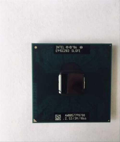 Процессор intel Core 2 Duo P8700 2,53Ghz socket 47