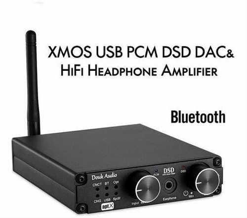 Внешний цап Usb DAC DSD256 PCM384K Xmos Bluetooth