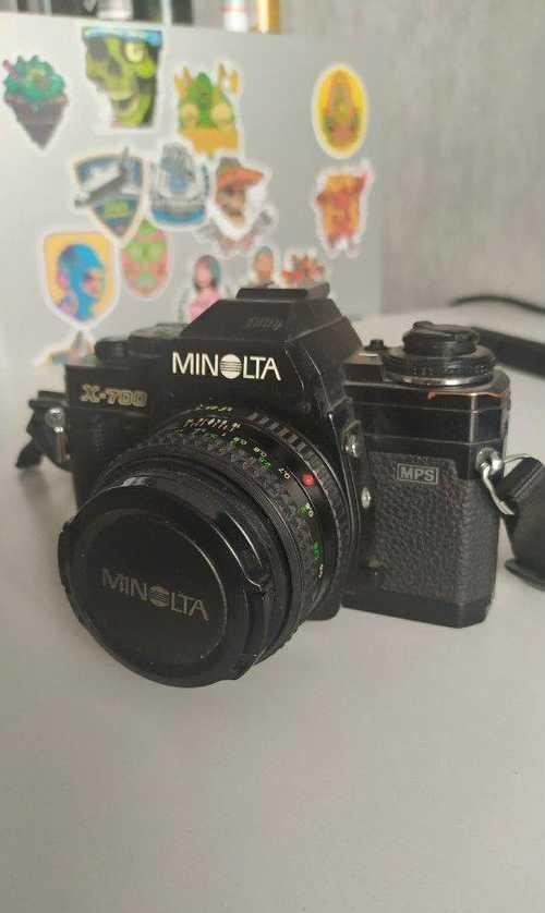 Minolta x700 + minolta md rokkor 50 mm 1.7