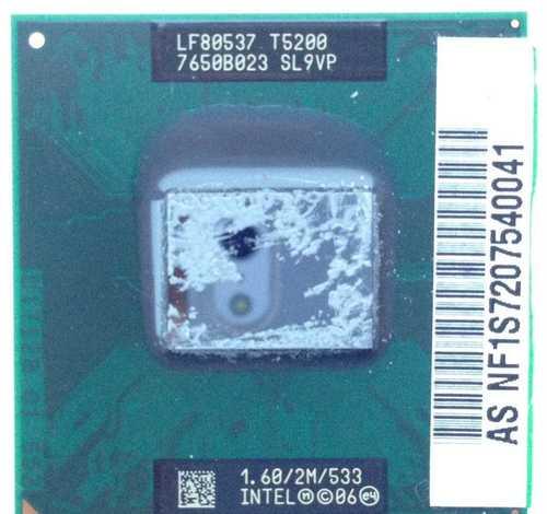 Процессор Intel Core 2 Duo T5200 1.60GHz Socket M