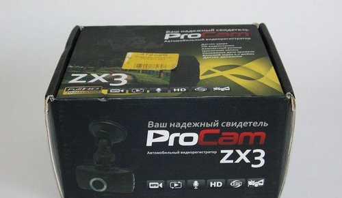 Видеорегистратор ProCam ZX3 полный комплект